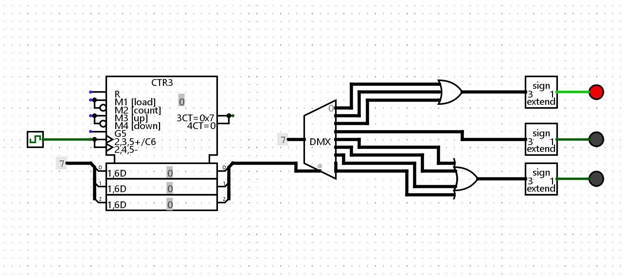 Solved This is a logisim circuit for clock fixed traffic | Chegg.com