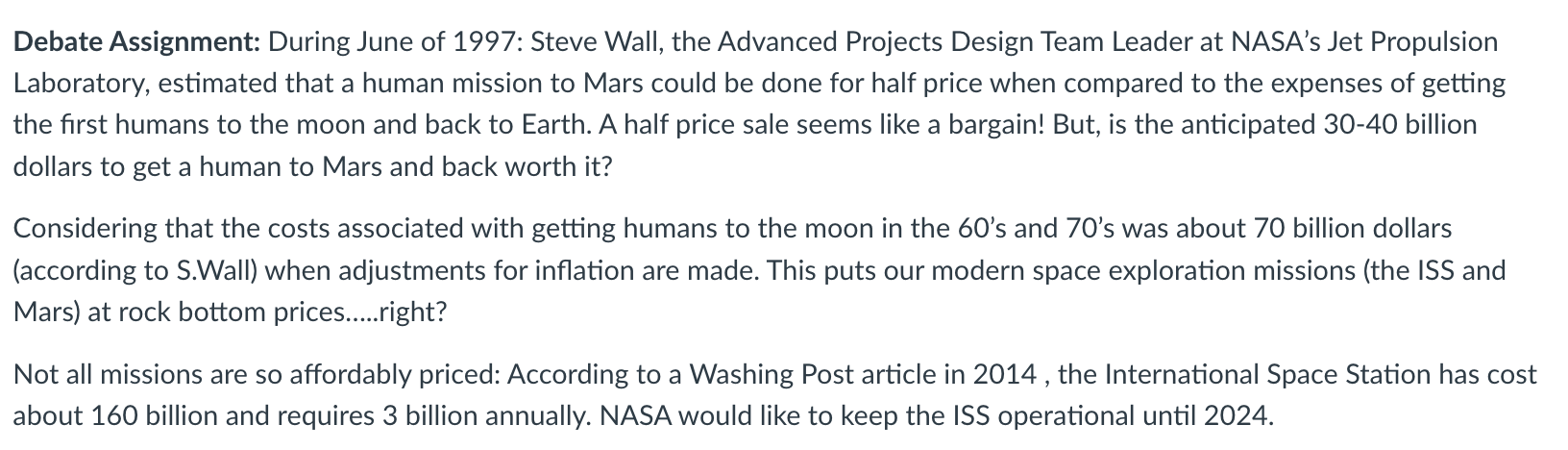 should respond from a perspective defending that a | Chegg.com