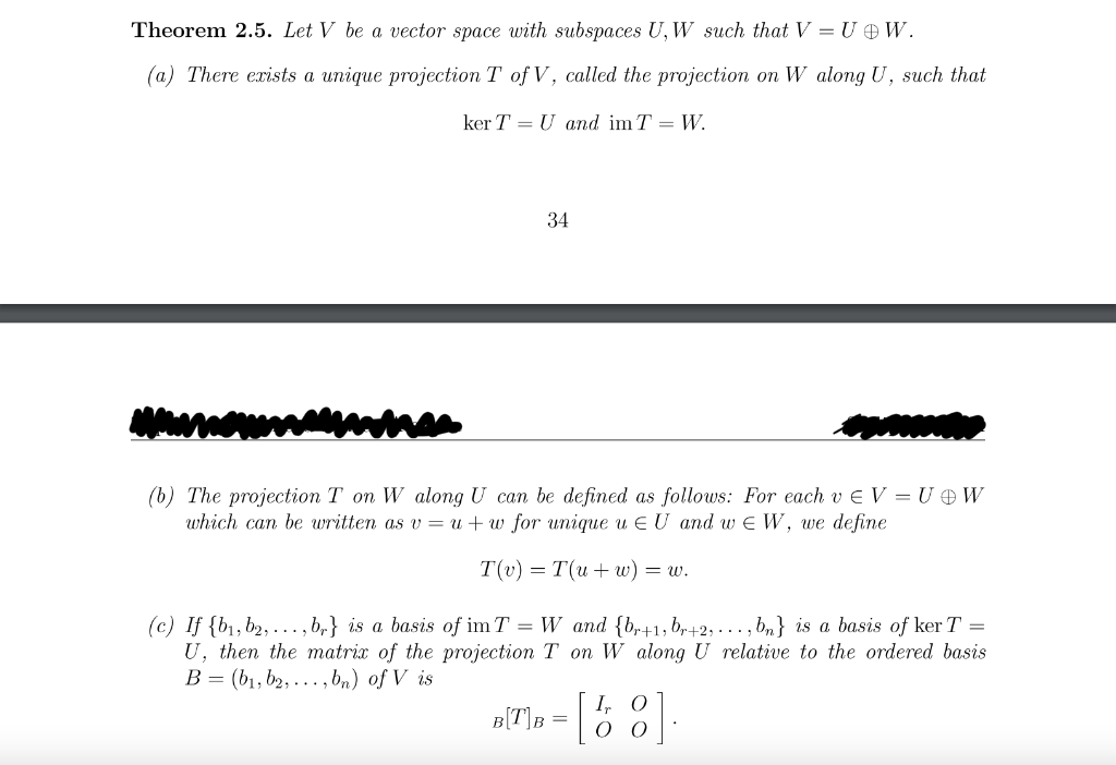 Solved 4. Let V be a vector space with subspaces U and W | Chegg.com