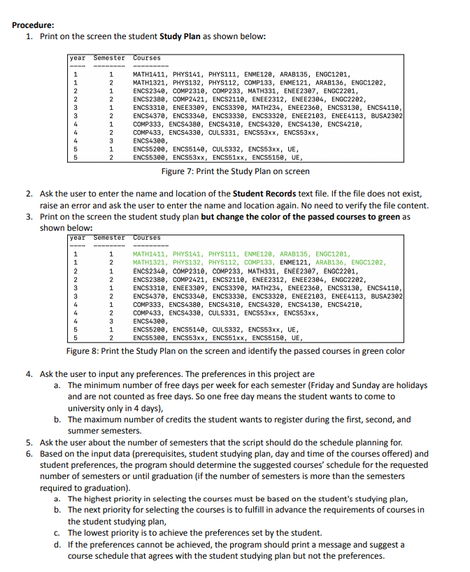 Solved In this project, you are required to write a python | Chegg.com