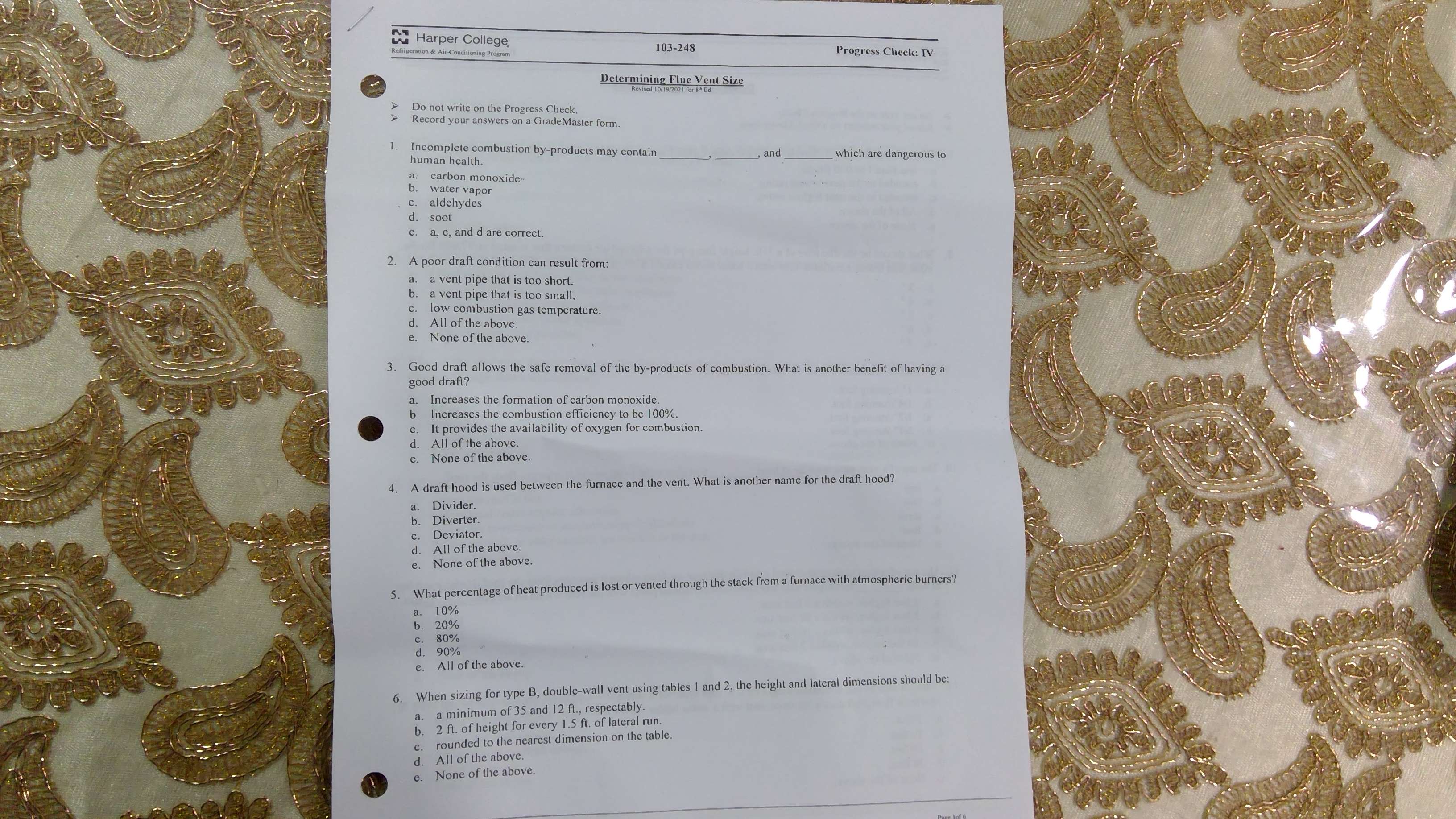 Solved Do not write on the Progress Check. Record your | Chegg.com