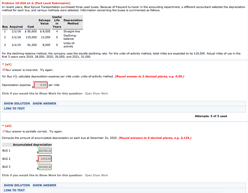 Solved Problem 10-02A a1-b (Part Level Submission) In recent | Chegg.com