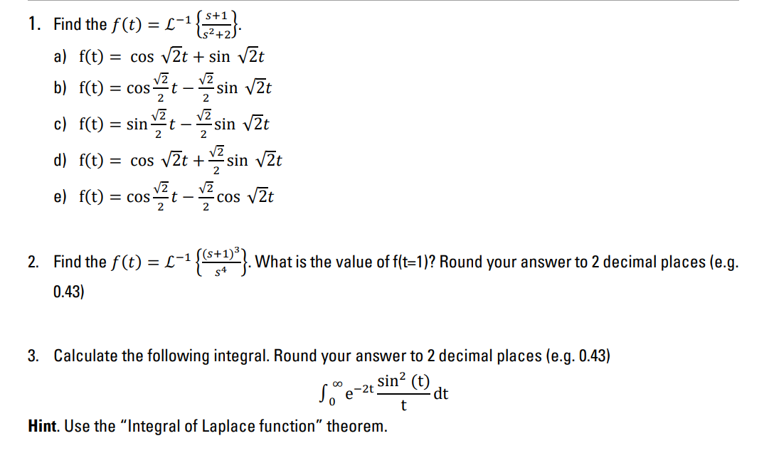 Solved Find the | Chegg.com