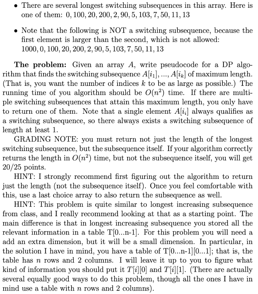 Solved For All The Dynamic Programming Problems In This 