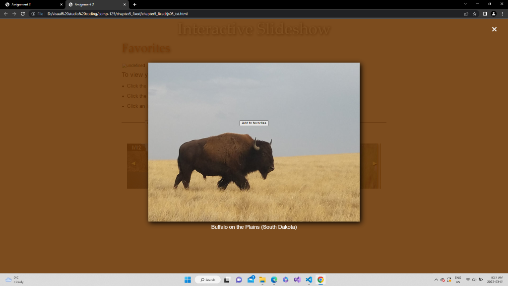 Solved i am unsure how to make the button below the image | Chegg.com