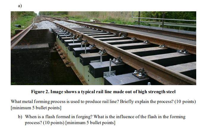 Solved Figure 2. Image shows a typical rail line made out of | Chegg.com