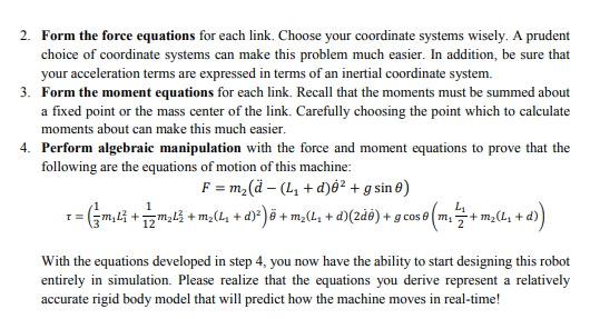 Solved For this part of the project, we will assume that | Chegg.com