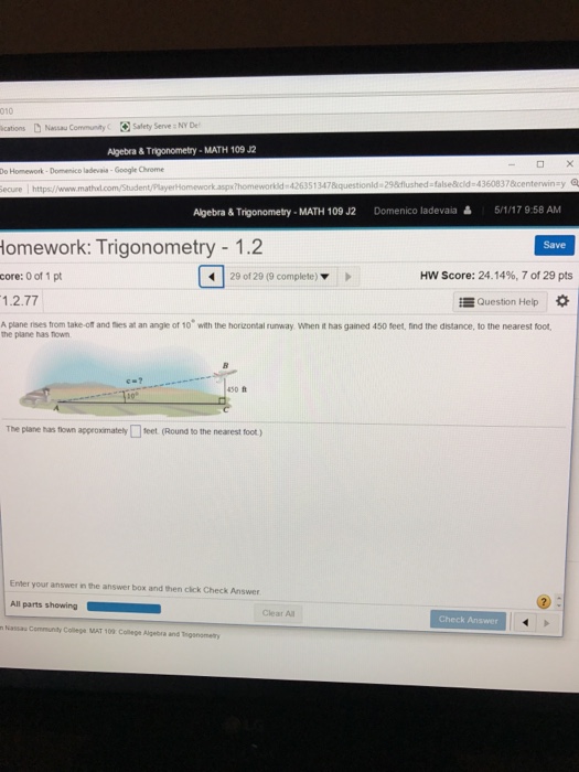 Solved A plane rises from take-off and flies at an angle of | Chegg.com