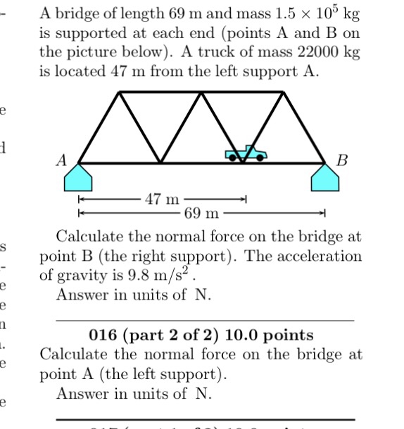 Bridge Weight Capacity