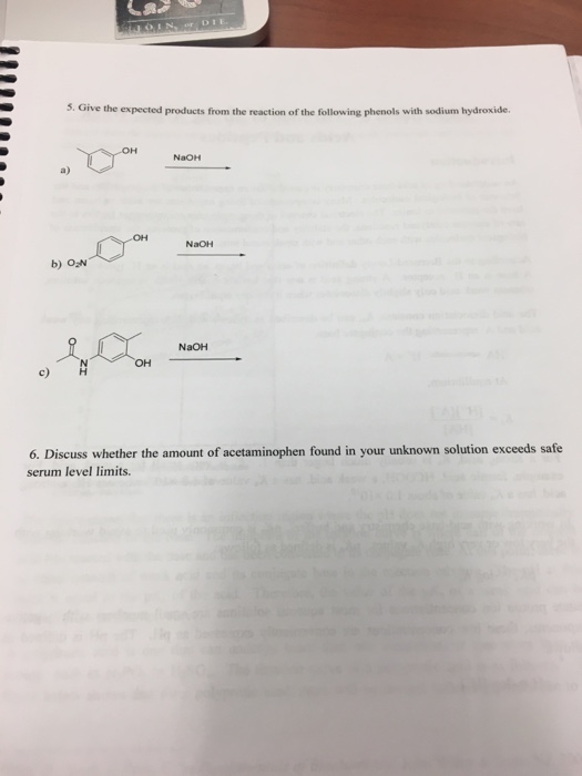 Solved Post-Lab Questions 1. Give the expected products in | Chegg.com