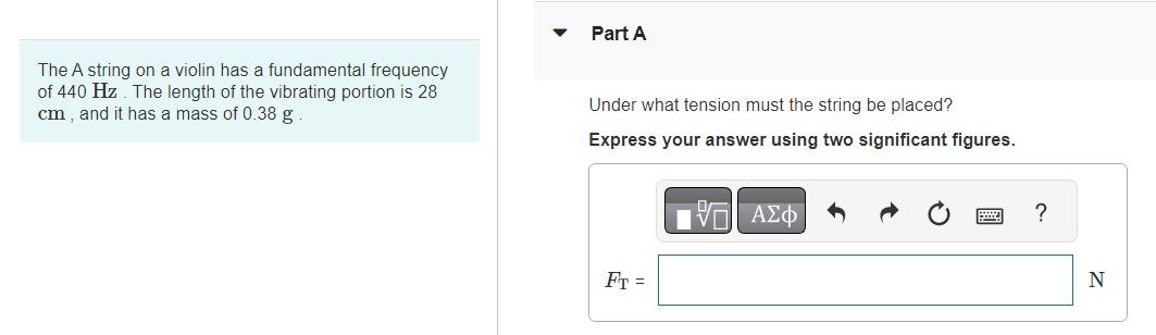Solved The A string on a violin has a fundamental frequency | Chegg.com