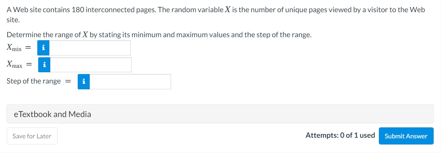 Solved A Web site contains 180 interconnected pages. The | Chegg.com