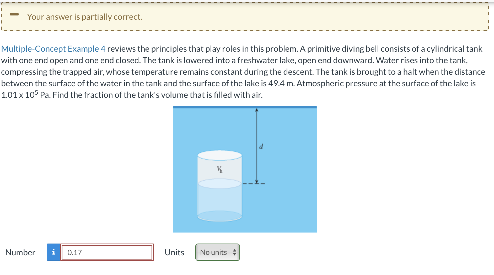 Solved Multiple-Concept Example 4 reviews the principles | Chegg.com