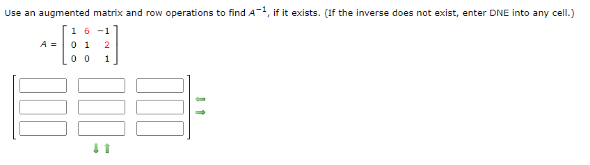 Solved Use an augmented matrix and row operations to find | Chegg.com