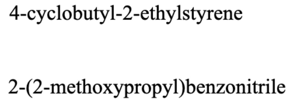 Solved 4-cyclobutyl-2-ethylstyrene | Chegg.com