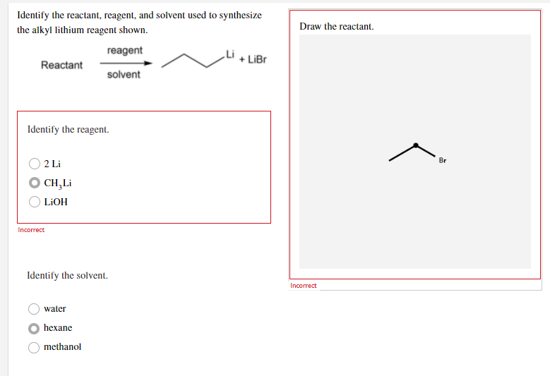Solved Draw the reactant Identify the reactant, reagent, and | Chegg.com