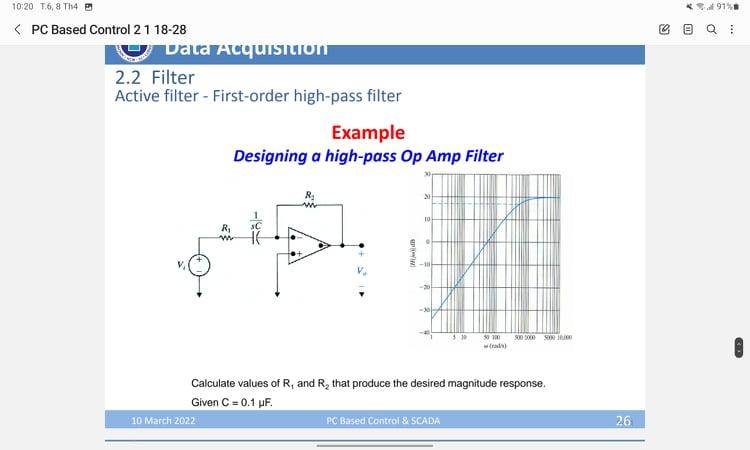Solved Calculate values of R1 and R2 that produce the | Chegg.com