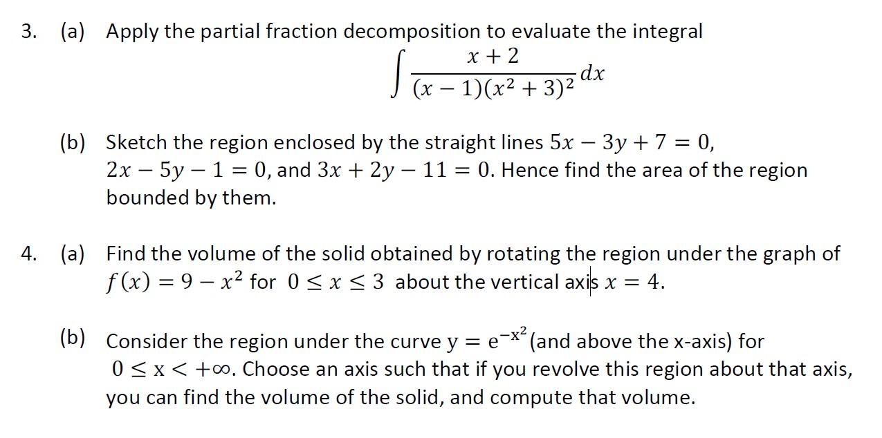 Solved 3. (a) Apply the partial fraction decomposition to | Chegg.com