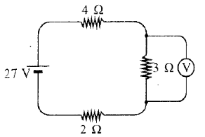 Solved PROBLEM: In the circuit shown, calculate the reading | Chegg.com