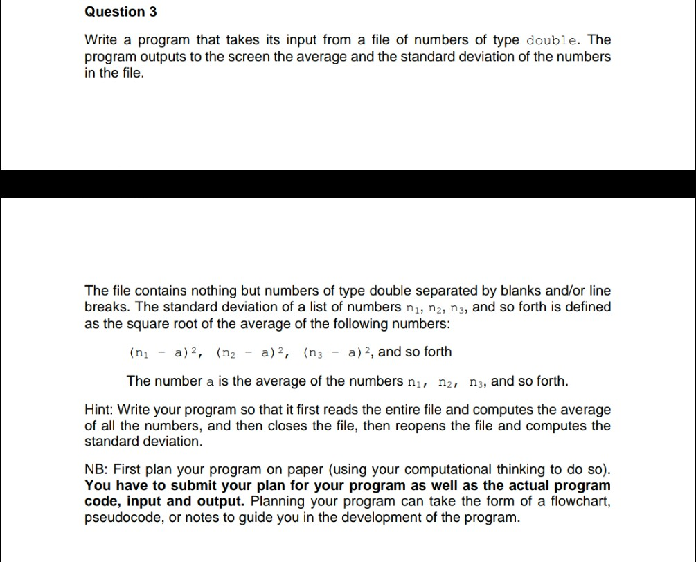 Solved use c++ language and send the output use c++ send | Chegg.com