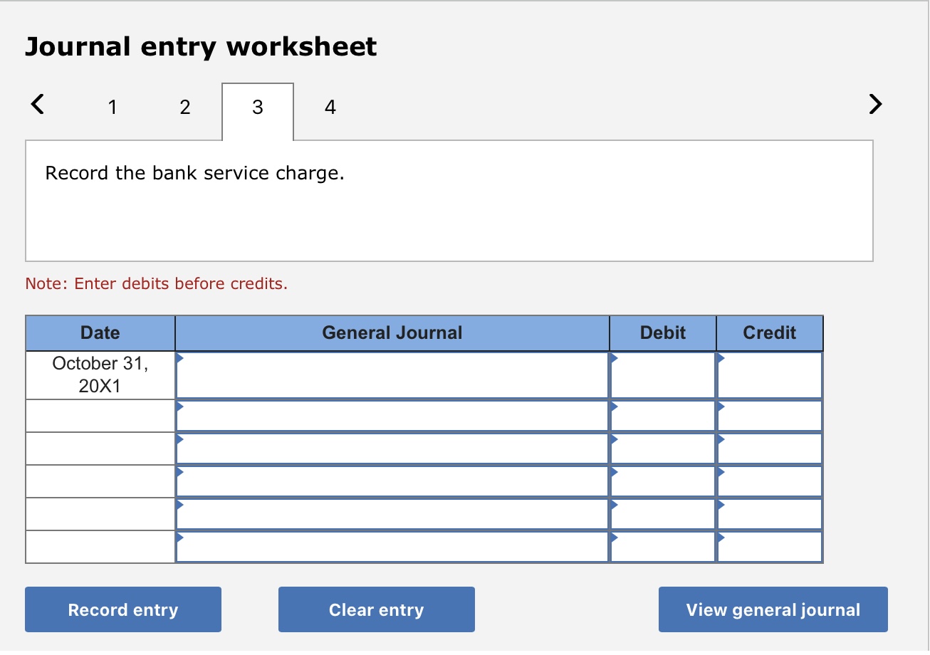 Solved Journal entry worksheet Note: Enter debits before | Chegg.com