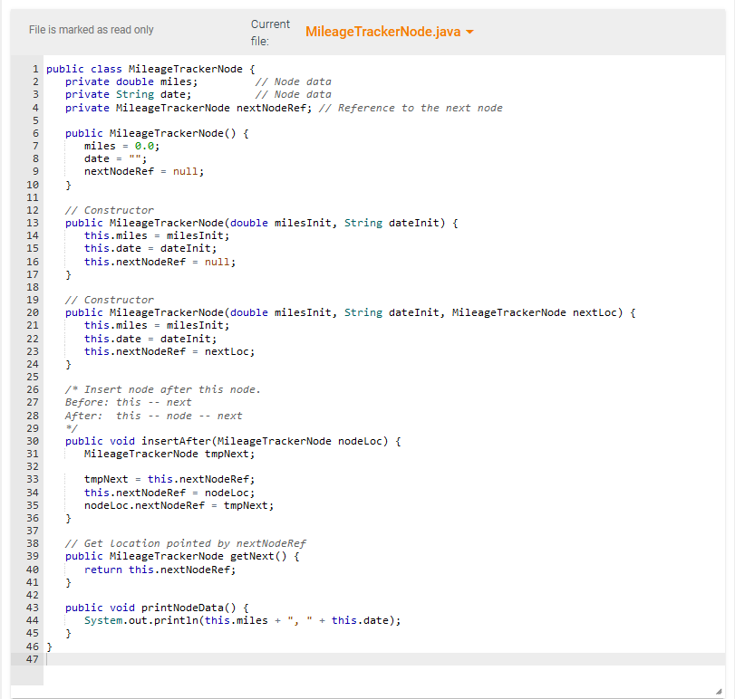Solved 12.13 LAB: Mileage tracker for a runner Given the | Chegg.com