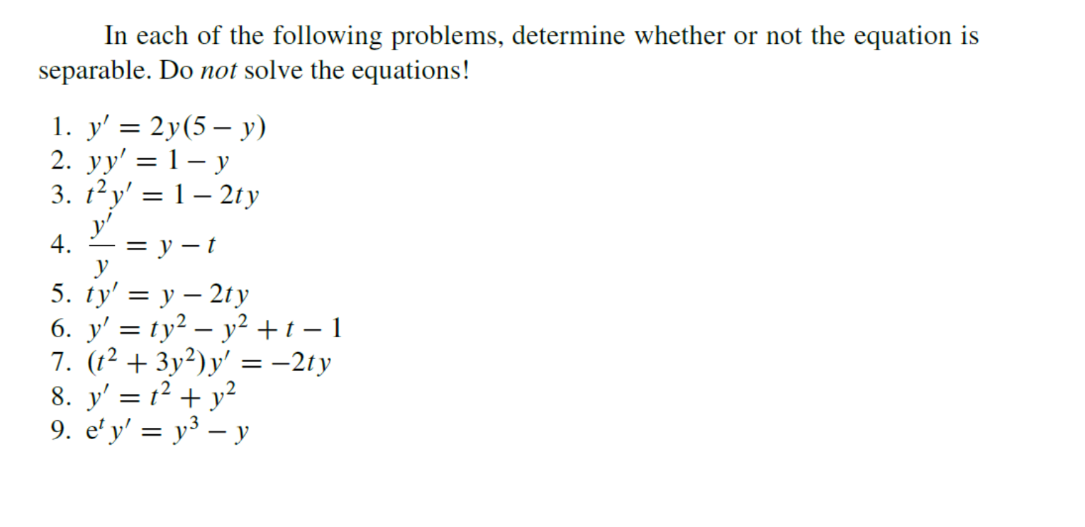 Solved In Each Of The Following Problems Determine Whether
