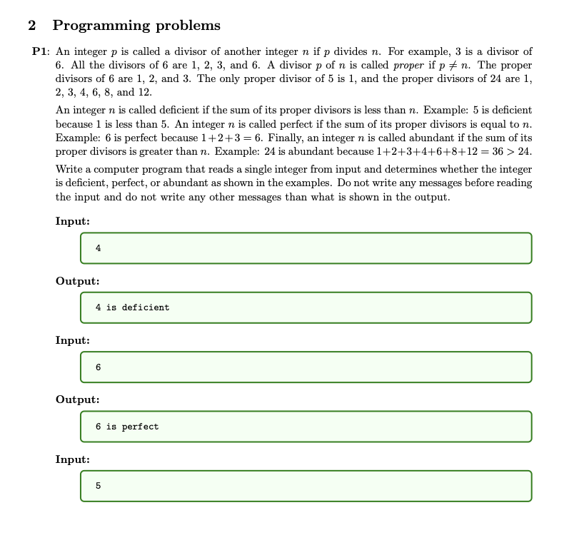 Solved 1 An Integer P Is Called A Divisor Of Another 8680