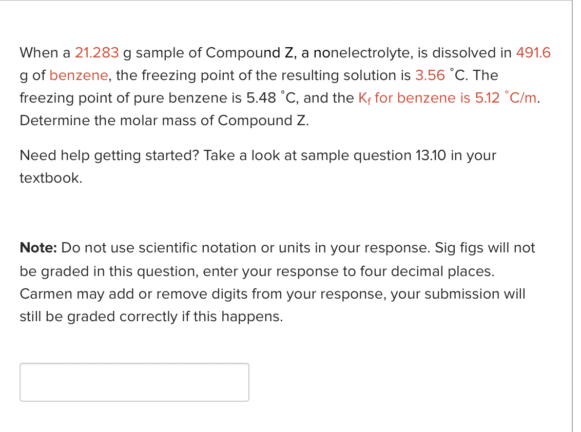 Solved When a 21.283 g sample of Compound Z, a | Chegg.com