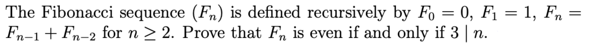 Solved The Fibonacci sequence (Fn) ﻿is defined recursively | Chegg.com