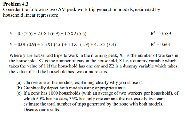 Solved Problem 4.3 Consider the following two AM peak work | Chegg.com
