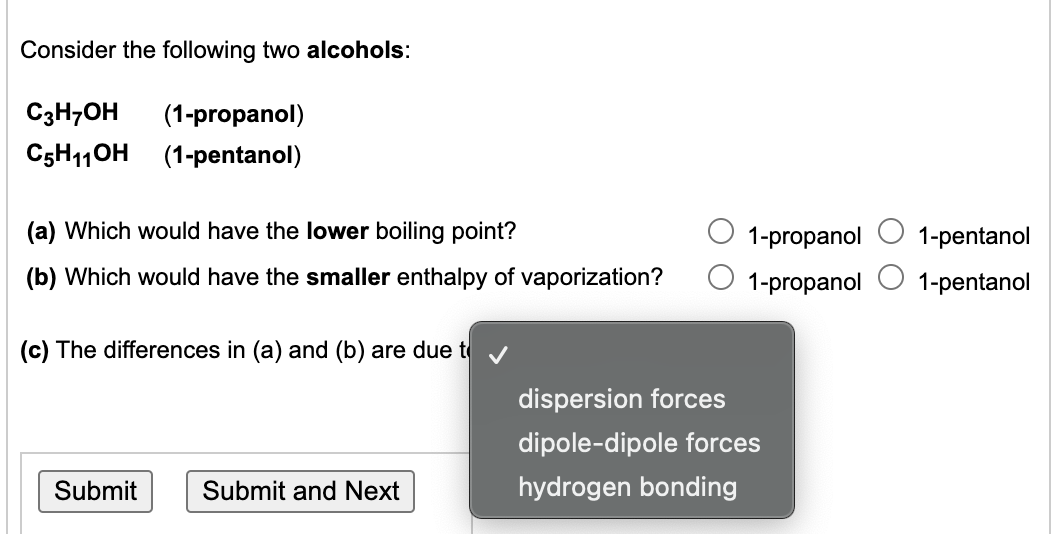 Solved Consider the following two alcohols: C3H7OH | Chegg.com