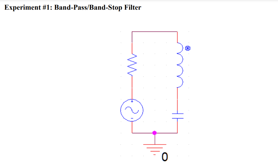 Solved 1. The simple RLC series circuit in Experiment #1 | Chegg.com
