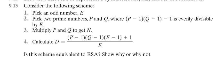 Solved Consider the following scheme: 1. Pick an odd number, | Chegg.com