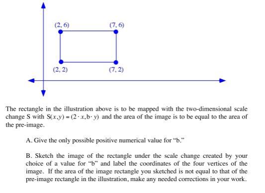 Solved (2,6) (7,6) (2.2) (7.2) The rectangle in the | Chegg.com
