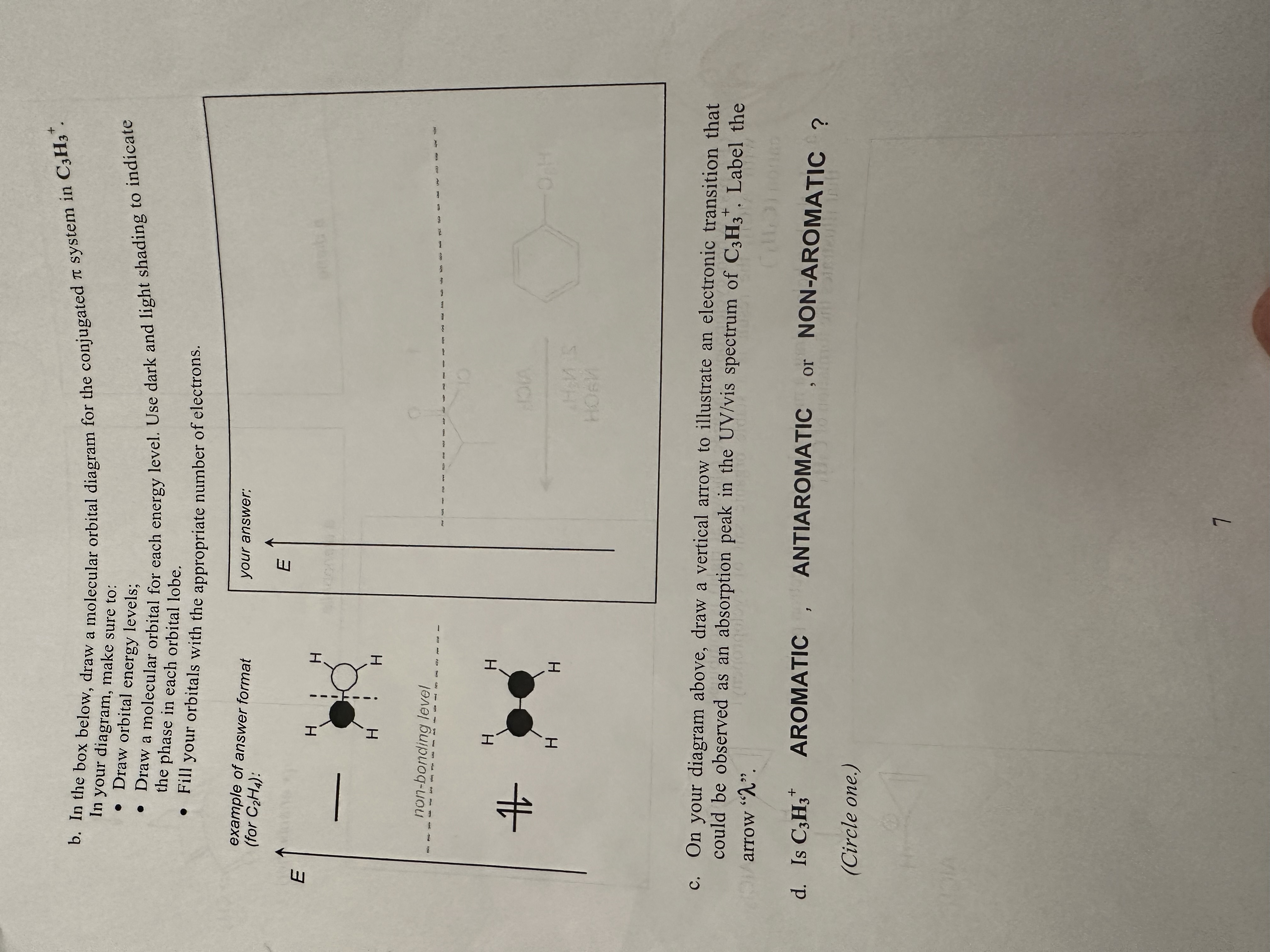 Solved 7. (17 pts) When cyclopropyl chloride (shown at | Chegg.com