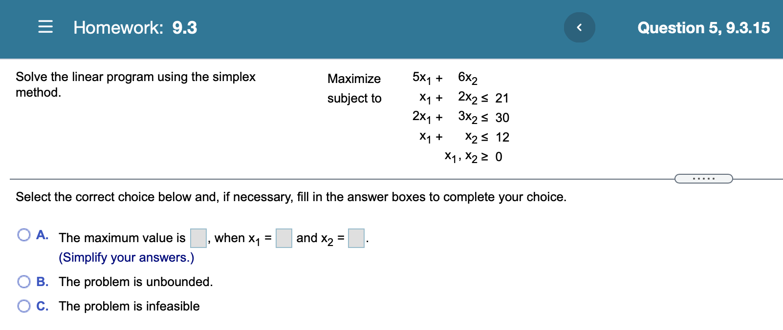 Solved = Homework: 9.3 Question 6, 9.3.17 Solve by using the | Chegg.com