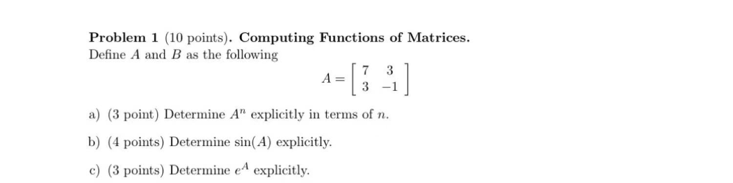 Solved Problem 1 (10 points). Computing Functions of | Chegg.com