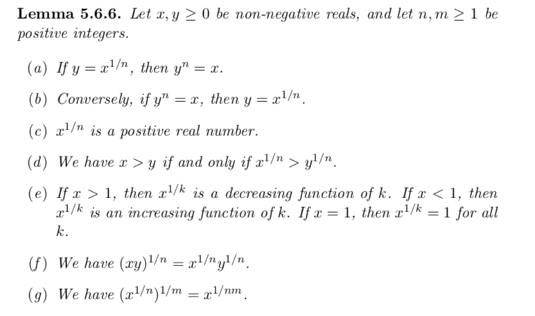 Solved Lemma 5.6.6. Let x, y 2 0 be non-negative reals, and | Chegg.com