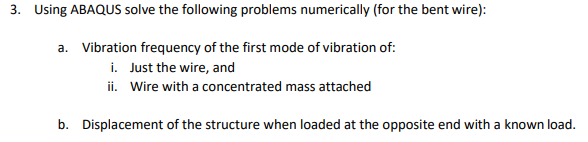 3. Using ABAQUS solve the following problems | Chegg.com
