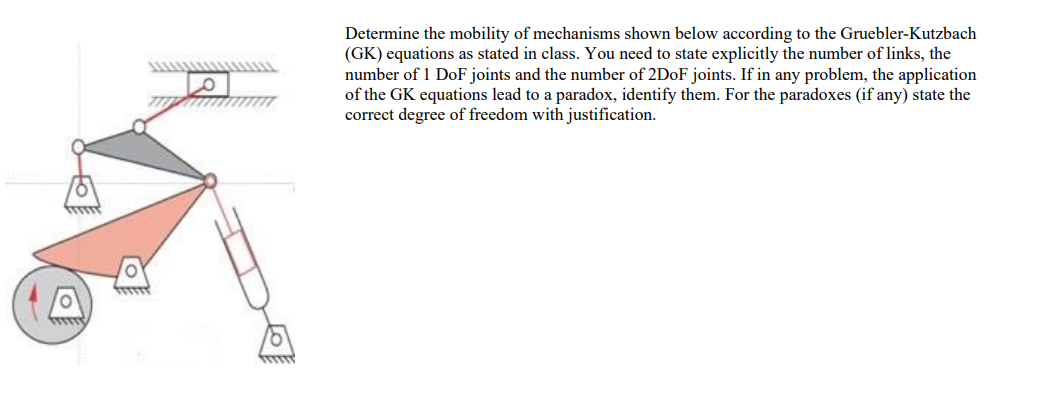 Solved Determine the mobility of mechanisms shown below | Chegg.com