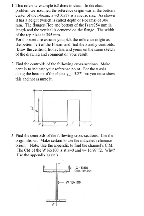Solved 1. This refers to example 6.3 done in class. In the | Chegg.com