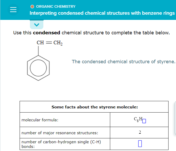 Solved Use this condensed chemical structure to complete the | Chegg.com Solved Use this condensed chemical structure to complete the | Chegg.com