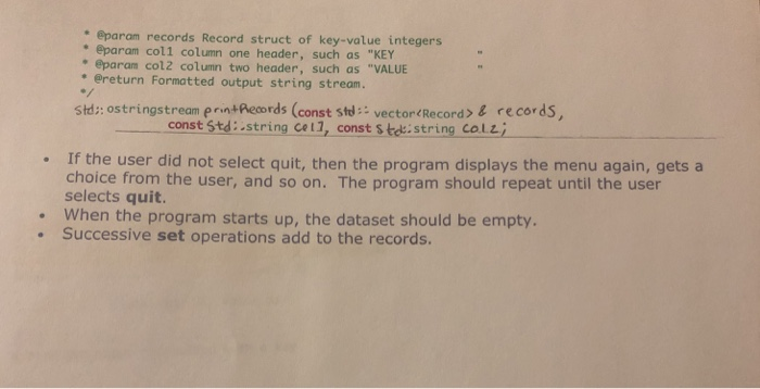 Solved Exercises Exercise A-Associative Dataset with struct | Chegg.com