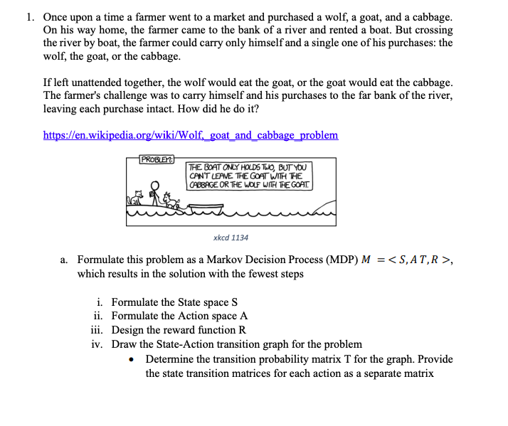 1. Once upon a time a farmer went to a market and | Chegg.com