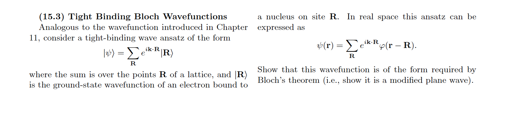 Solved Hello, This is for a solid state physics class. The | Chegg.com