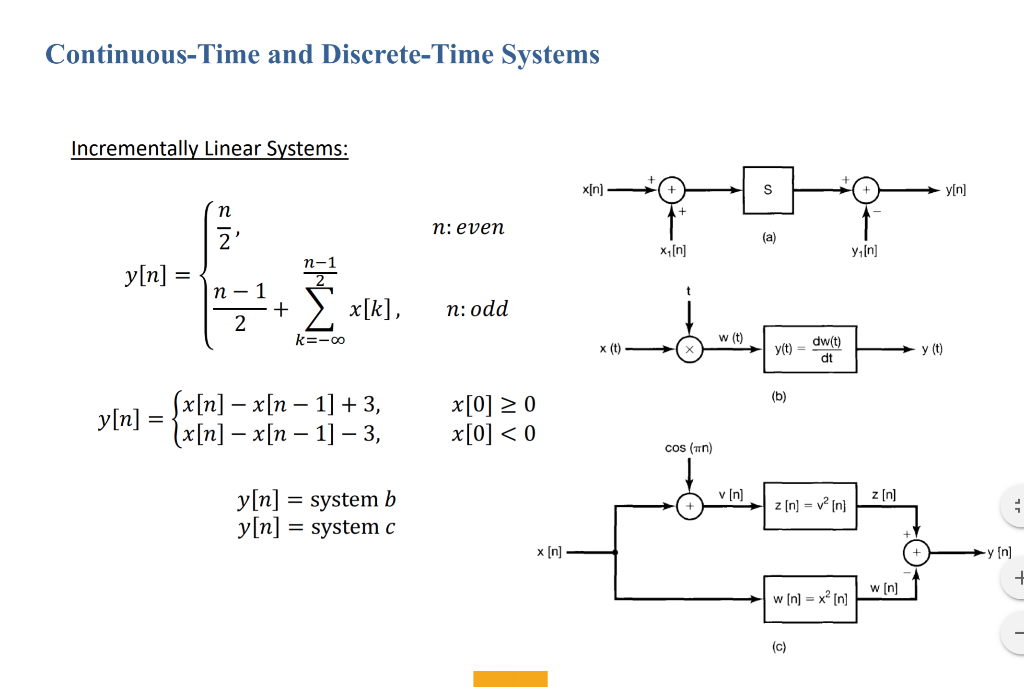 Solved - Determine whether each of the systems defined below | Chegg.com