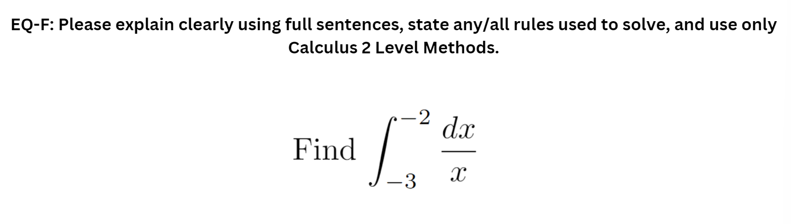 Solved EQ-F: Please explain clearly using full sentences, | Chegg.com