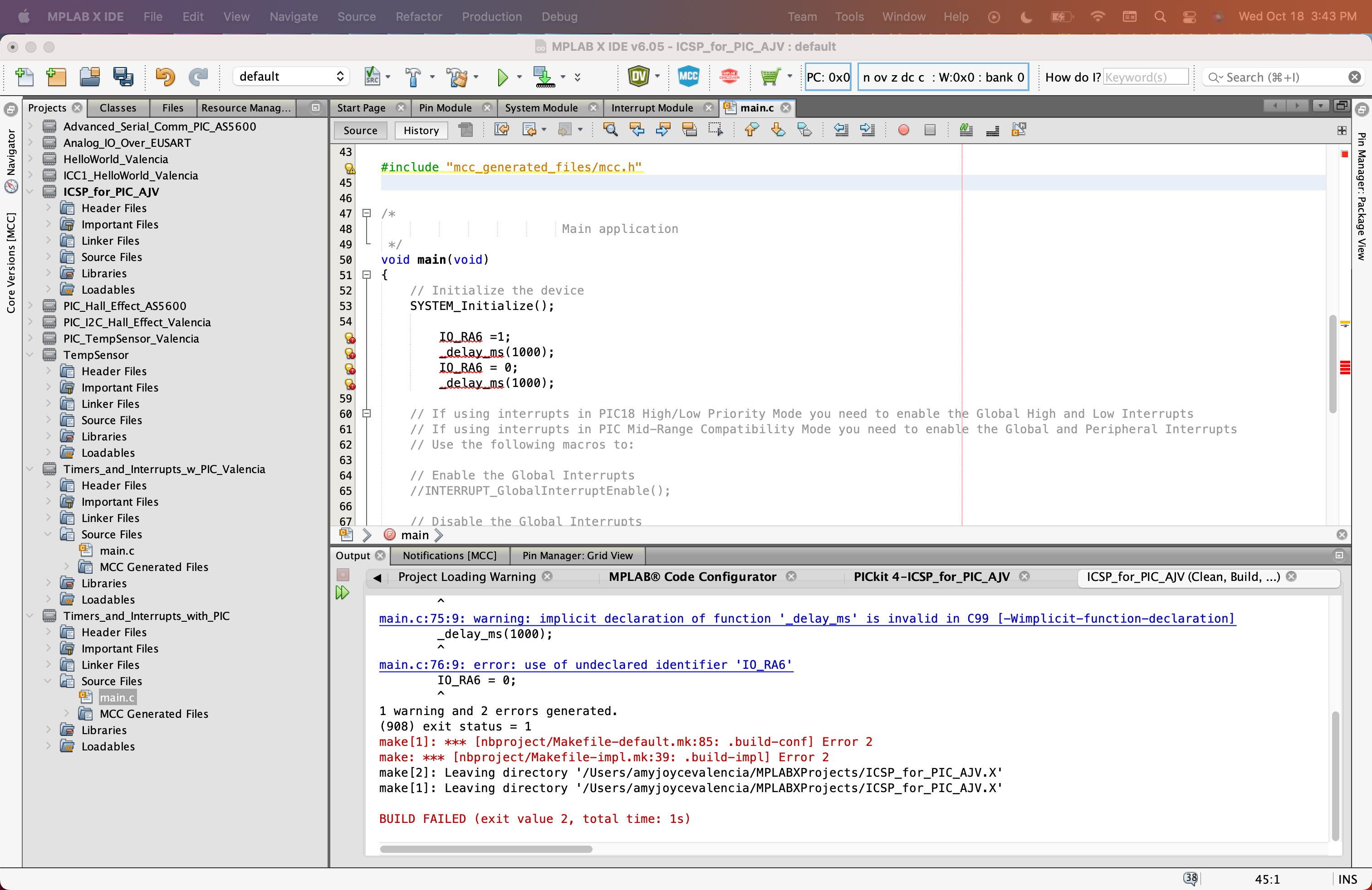 Solved I Need Help Programming To Mplabxide Using