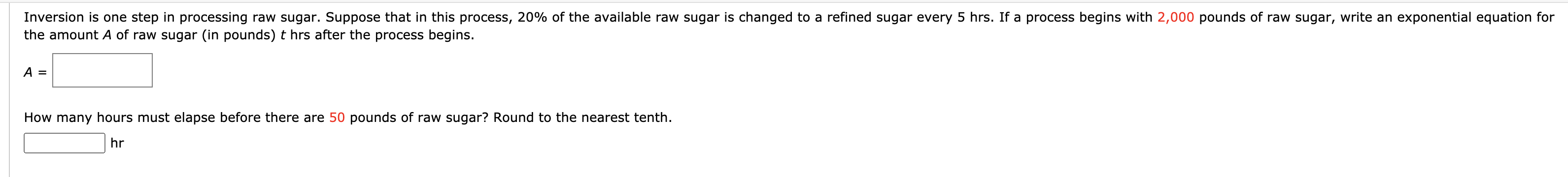 Solved Inversion is one step in processing raw sugar. | Chegg.com